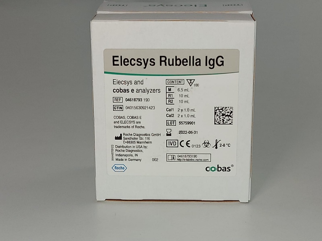 ROCHE ELECSYS RubellaIgG (100 Test) | Aldeal Lab-Tech Limited